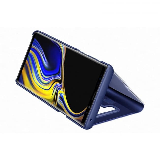 Official Samsung Galaxy Note 9 Clear View Standing Cover Case - Blue ...