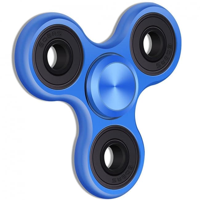 Wewdigi Tri Fidget Spinner Toy Metal Fidget Spintech - Blue | Tablet ...